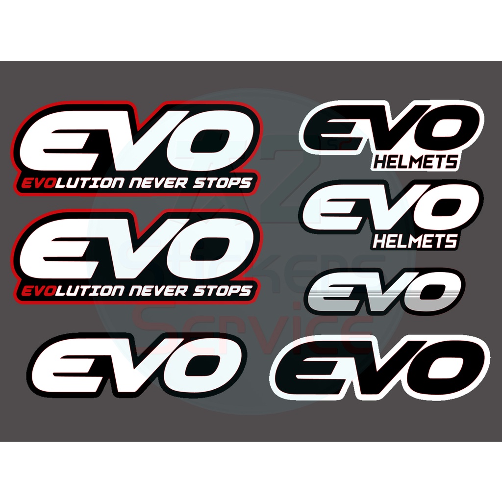 EVO Sticker pack - Laminated/Waterproof (7 pcs) | Shopee Philippines
