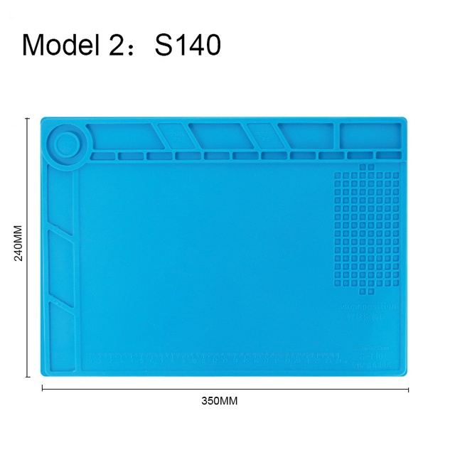 Soldering Work Station Mat Insulation Heat-Resistant Silicon Welding ...