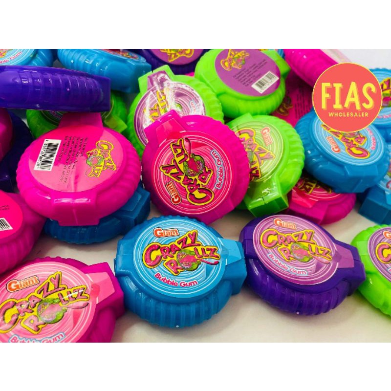 30 Pieces Crazy Rolls Bubble Gum / Wholesale Paninda / Wholesale Candy ...