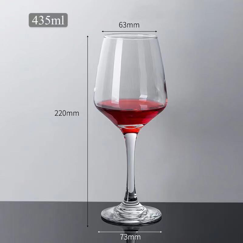 Deli GLORECA 435ml Glassware Glass goblet water glass set (1pc/6pcs ...