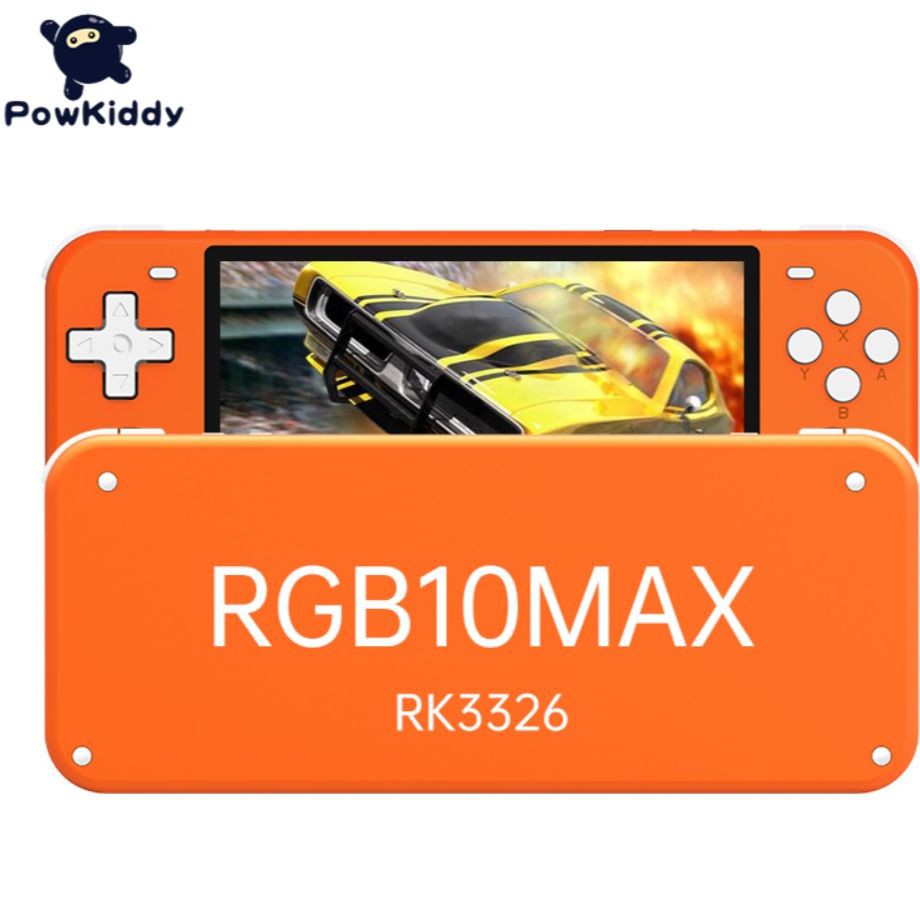 Powkiddy RGB10 Max Pro 3.5Inch \ 5.0Inch Retro Open Source System Handheld Game Console RK3326 ...