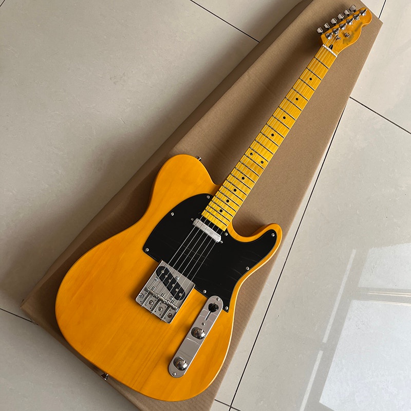 Fender Telecaster Natural Yellow Electric Guitar, Professional ...