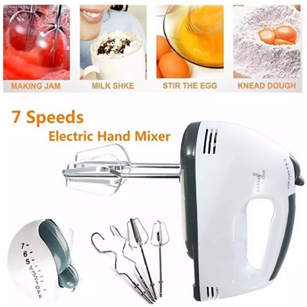 Professional 7 Speed Super Hand Mixer Baking Cooking Egg Mixer Mixer ...