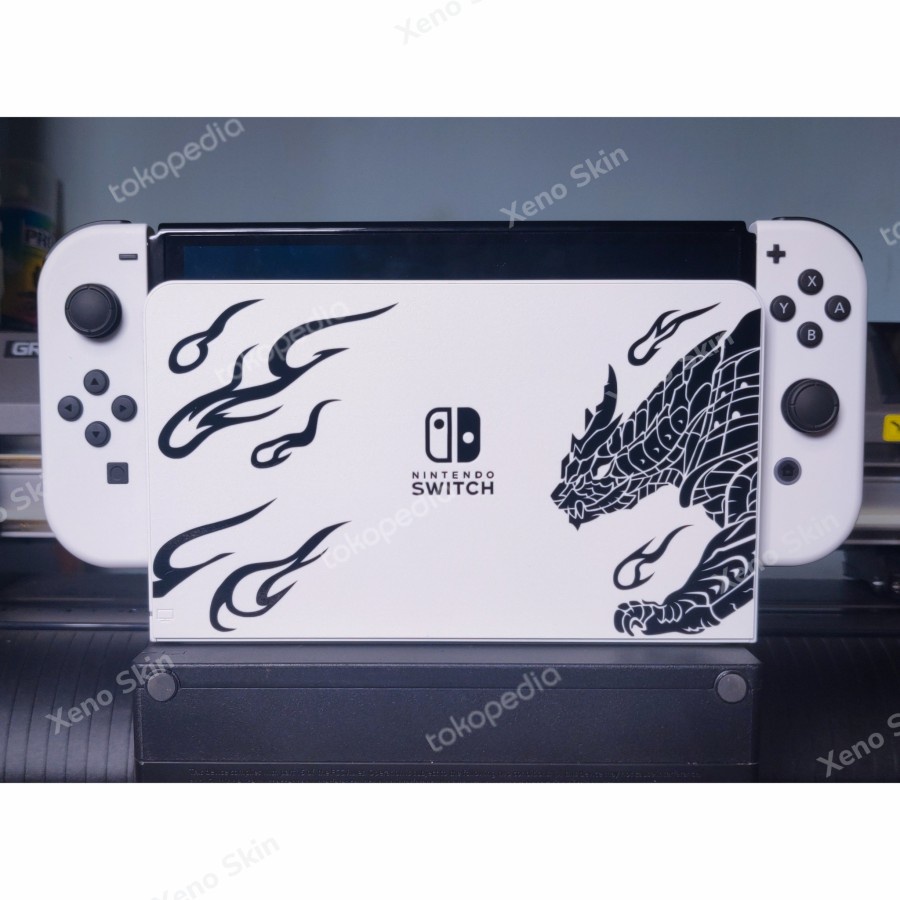 Nintendo Switch Oled Monster Hunter Rise Dock Decal Sticker | Shopee ...