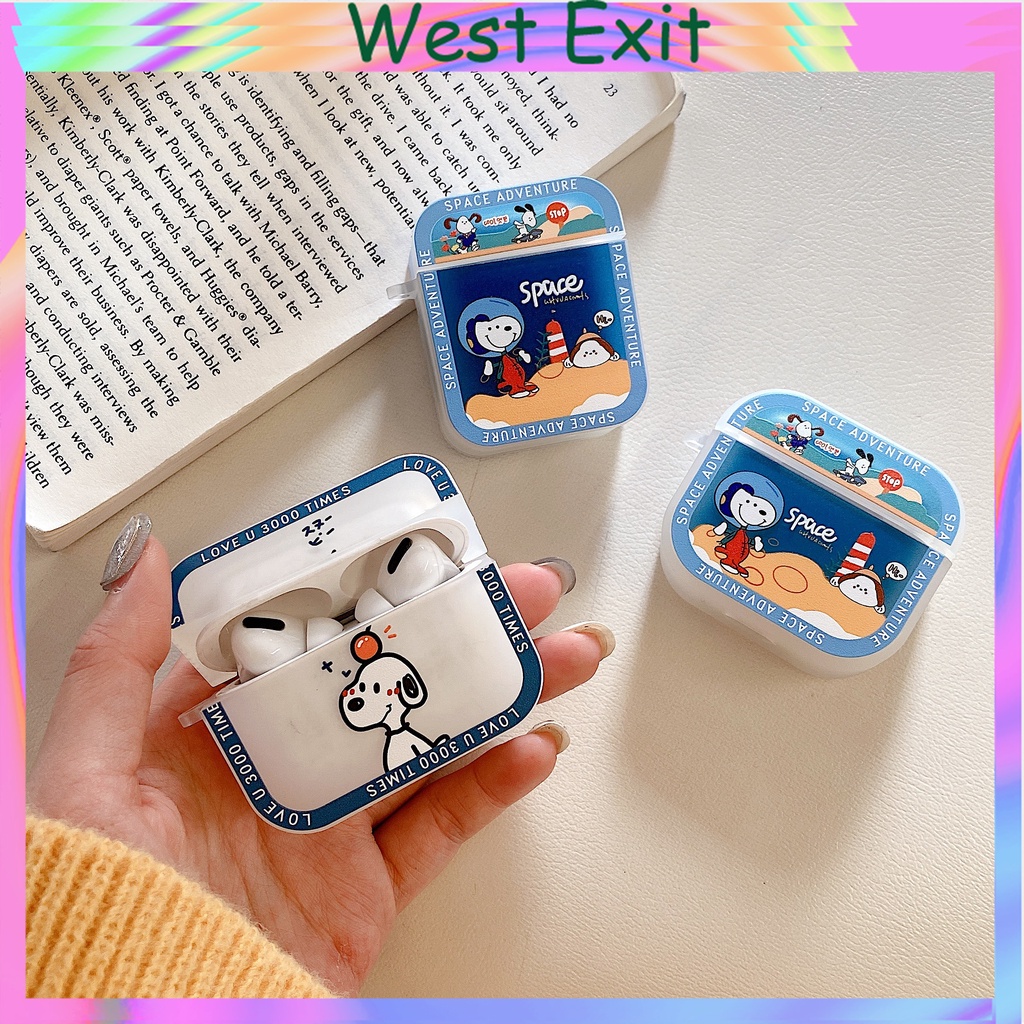 cute cartoon Snoopy simple pvc hard AirPods case AirPods 3 case AirPods ...