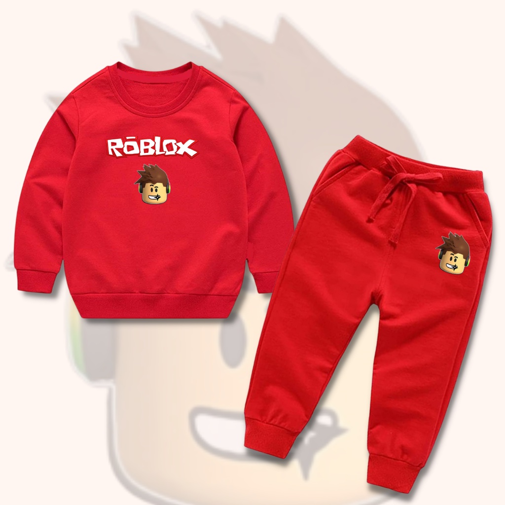 2in1 Roblox Terno for Kids (0-12 Years Old) Jogger Sweater Jacket ...