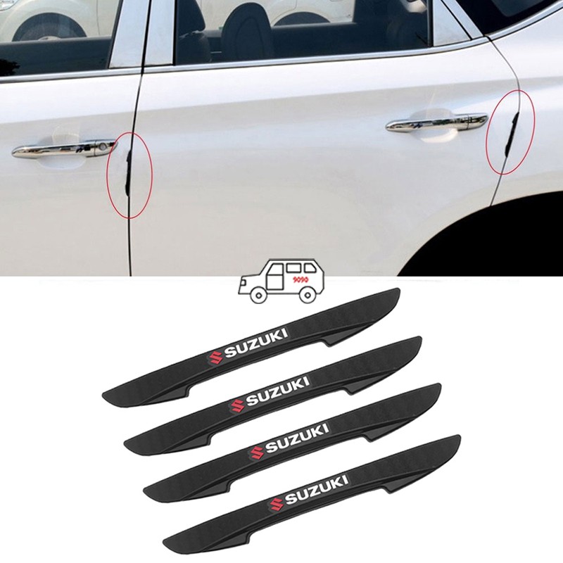 4pcs/set Car Door Side Anti-collision Stickers 3D Auto Rearview Mirror ...