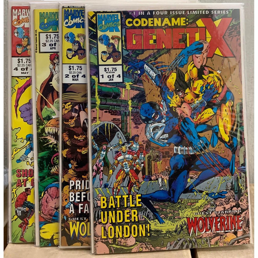 Marvel Comics: 1993 - Codename: Genetix #1 to 4 Set | Shopee Philippines