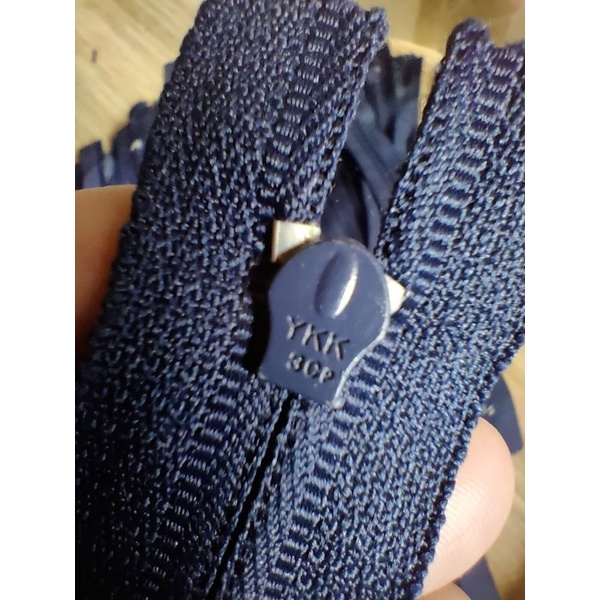 Original YKK 19-20cm Navy Blue Zipper Per Piece | Shopee Philippines