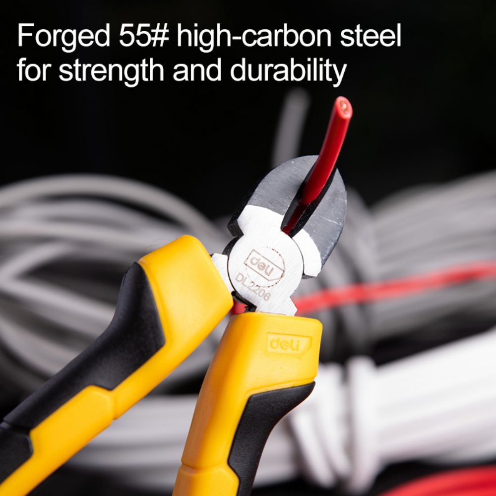 Deli 6" Diagonal Cutting Pliers High-Carbon Steel Cutter Plier/Side ...