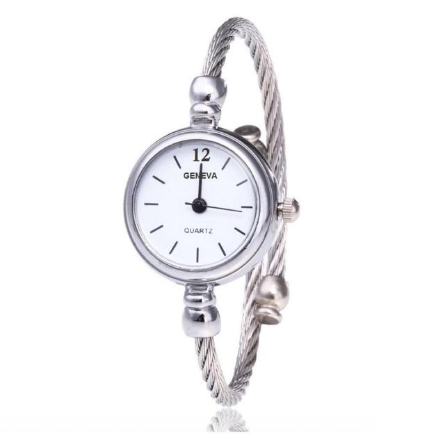 [Maii] Geneva Twisted Strap Femme Style Jewelry Bangle Watch Jewelry ...