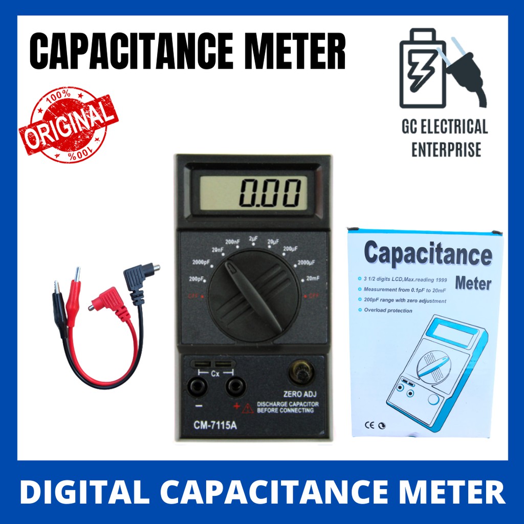 Capacitor Tester Capacitance Meter CM - 7115A | Shopee Philippines