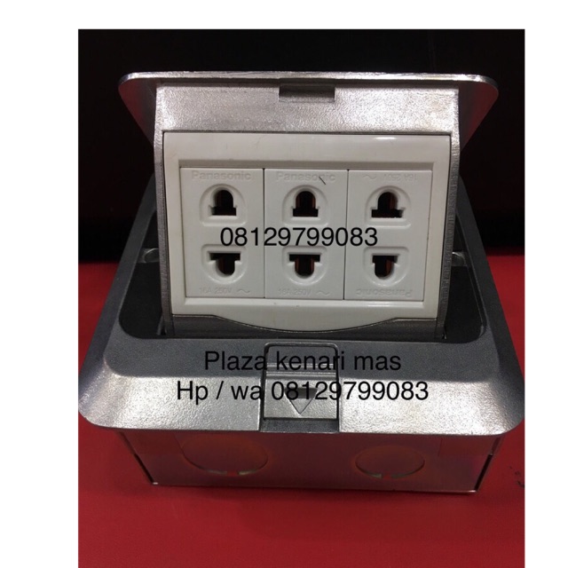 Panasonic floor socket, pop up socket, panasonic triple triple triple ...