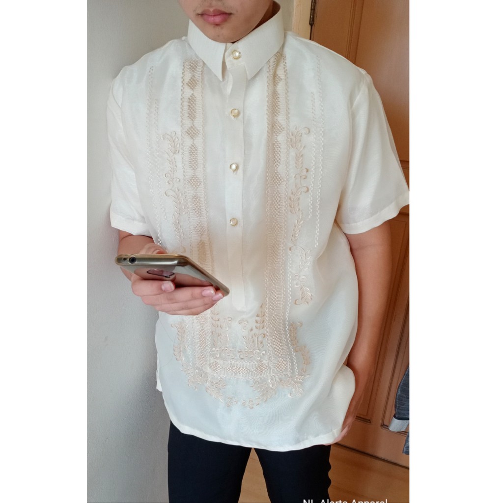SHORT SLEEVE BARONG FOR MEN | Shopee Philippines