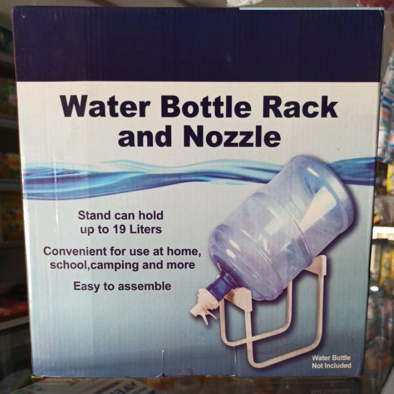 Drinking Water Gallon Rack + Strong Faucet Sturdy up to 19 Liters ...