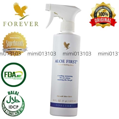 100 Authentic Forever Living Aloe First Natural Soothing Spray A