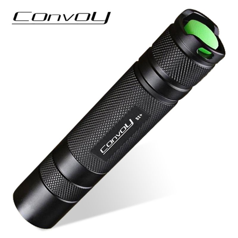 Original Convoy S2+ XML2 LED Flashlight 18650 Battery Outdoor Hunting Camping Torch 7135*8 ar ...