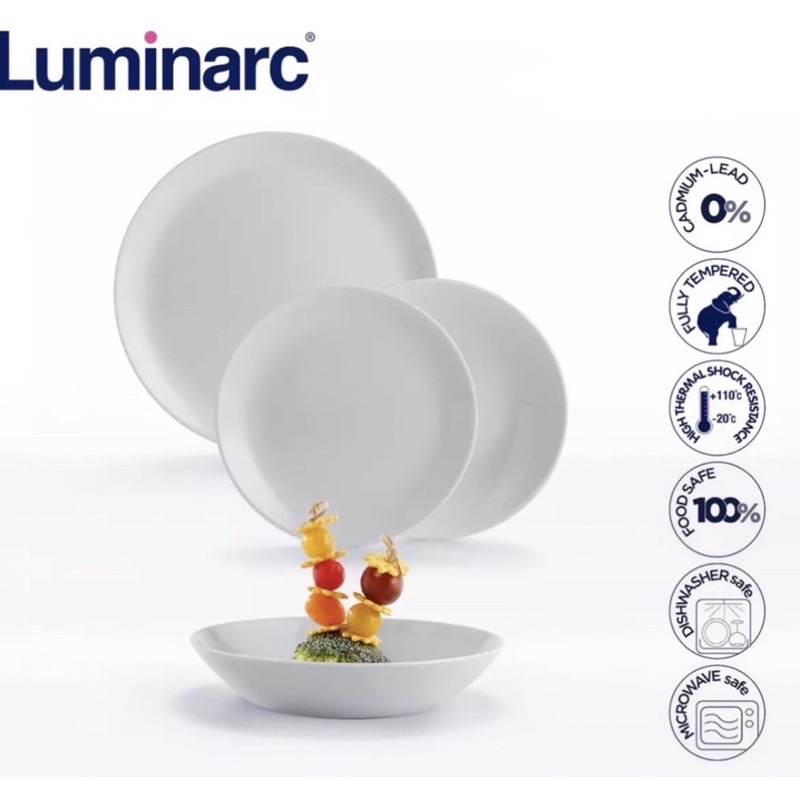 LUMINARC 18PCS DIWALE DINNER SET-DIWALI GRANITE | Shopee Philippines