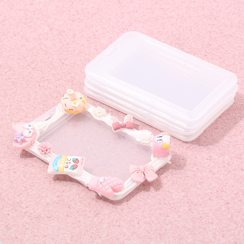 10pcs Transparent ID Card Holder IC Card Holder Bus Card Student ID ...