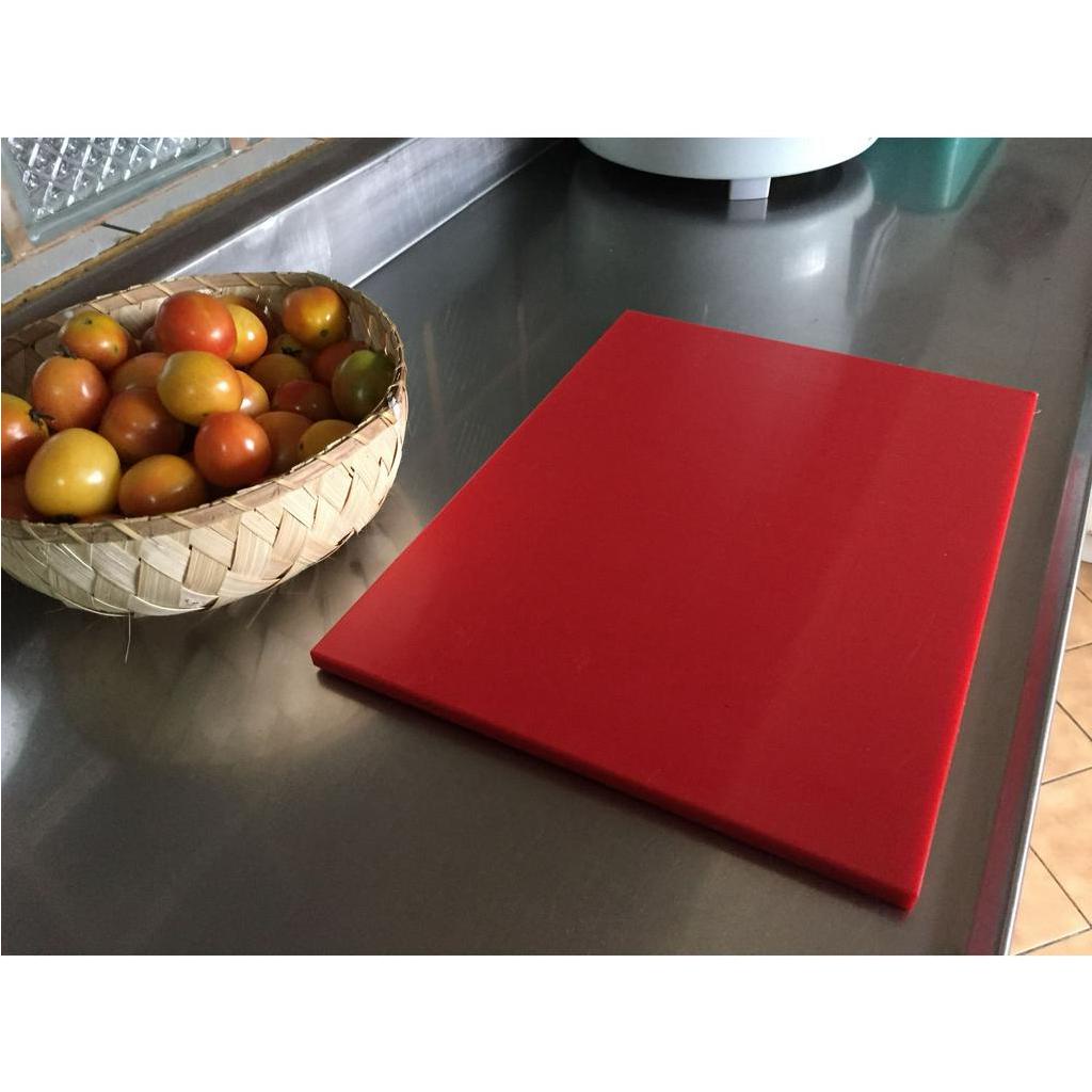 High Quality Heavy Duty Small Red Rectangular Chopping Board size 20mm ...