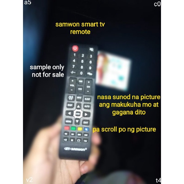 samwon smart tv remote,universal,100% na gagana sa tv mo | Shopee ...