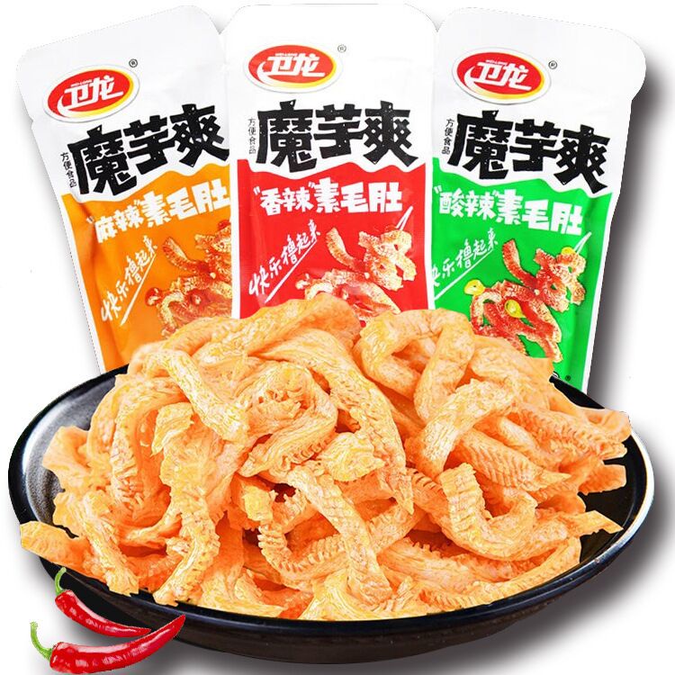 Konjac Snack Mala Flavor Chewy Delicious Tongue Tea Try And Will Be ...