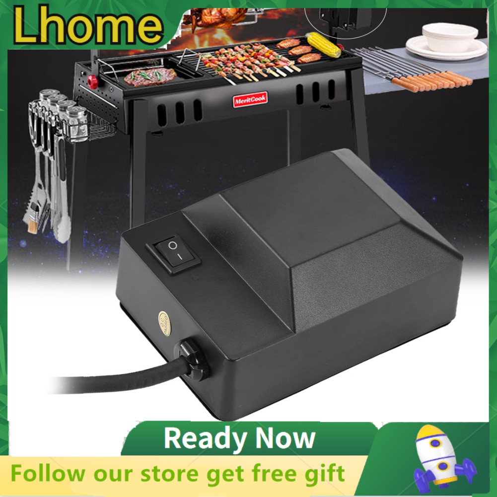[Ready Stock] Lhome Black Electric BBQ Roast Rotisserie Grill Motor ...
