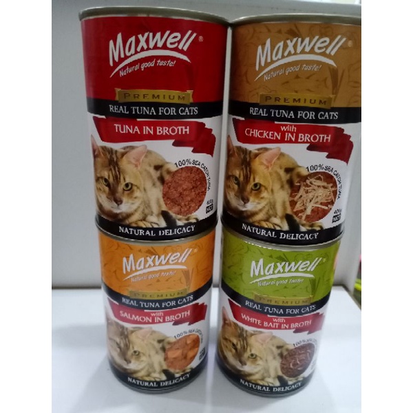 Maxwell Tuna Premium Grainfree Can Wet Cat Food 400g | Shopee Philippines