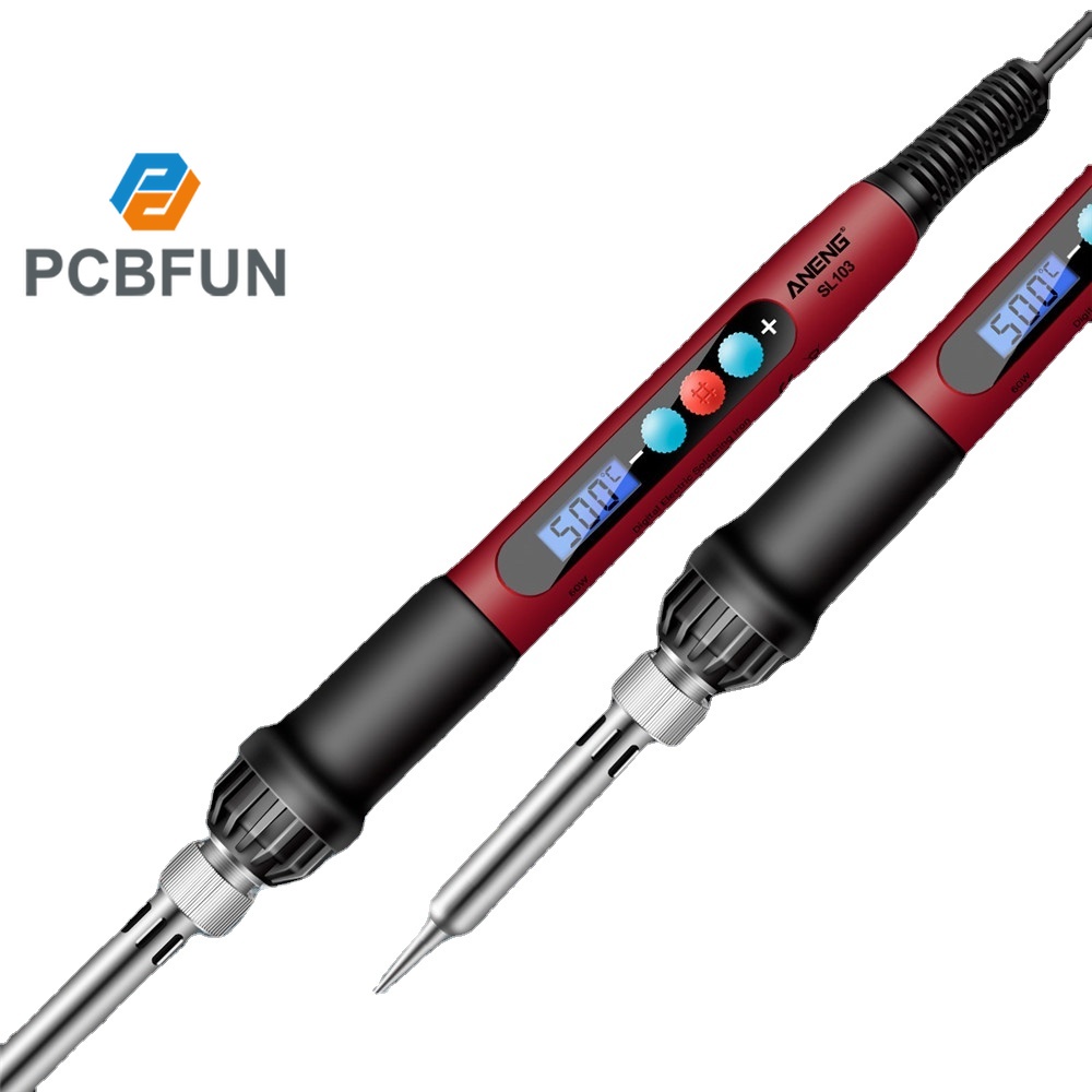 Pcbfun Sl101 60W Intelligent Digital Display Temperature Adjustable Ceramic Inner Thermal Core ...