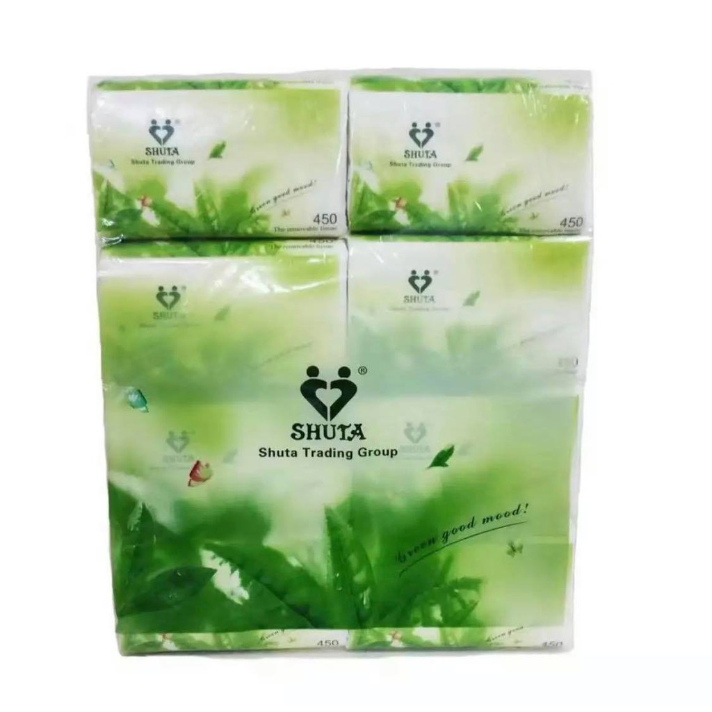Shuta Organic Facial Tissue 4 ply (450 sheets x 8 Packs) | Shopee ...