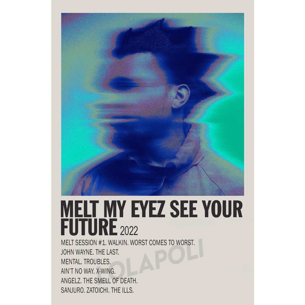 Melt My Eyez See Your Future Album Cover Poster - Denzel Curry | Shopee ...