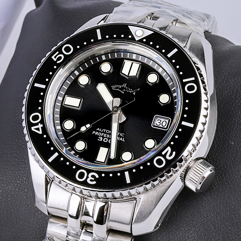 Heimdallr Men's SBDX MM300 Diver Watch Green Dial Sapphire Crystal ...