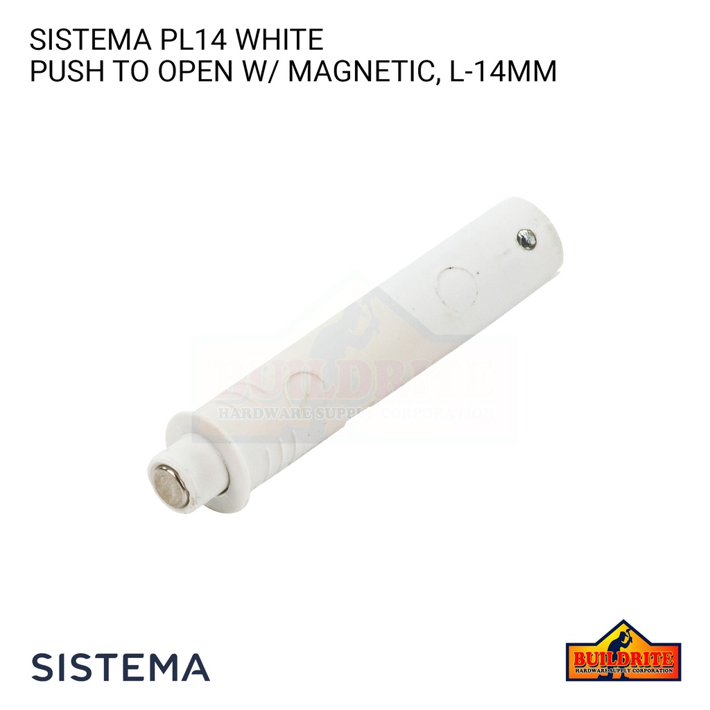 SISTEMA PL14.WHT 1pc 55mm White Pom Magnetic Push Latch for Cabinet ...