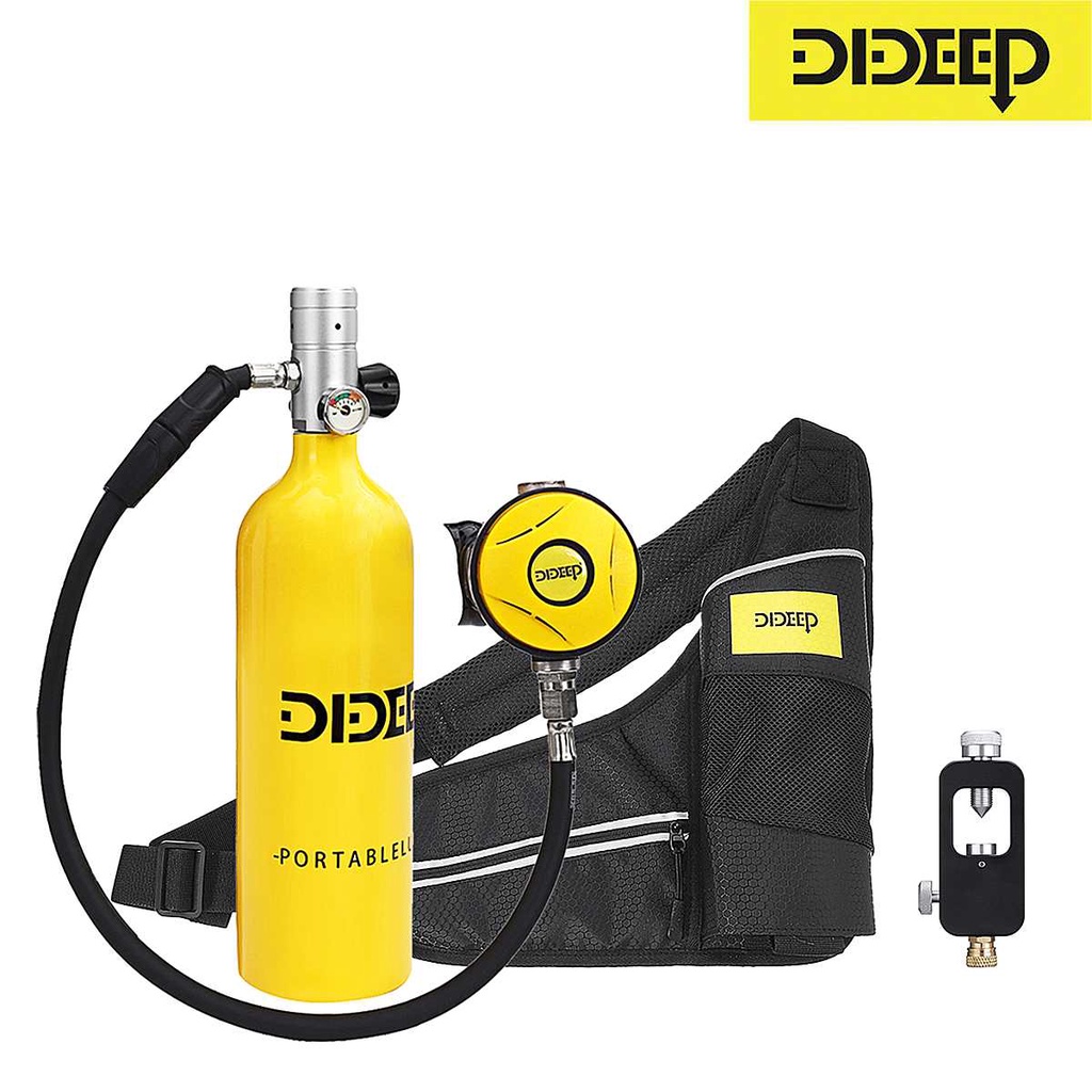 DIDEEP X4000 1L Mini Scuba Diving Tank Oxygen Cylinder Underwater ...