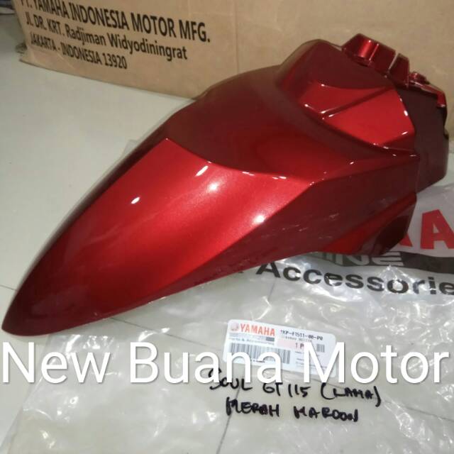 MERAH Front Fender Mio Soul GT 115 Old Maroon Red 1KPF151100P0 Yamaha ...