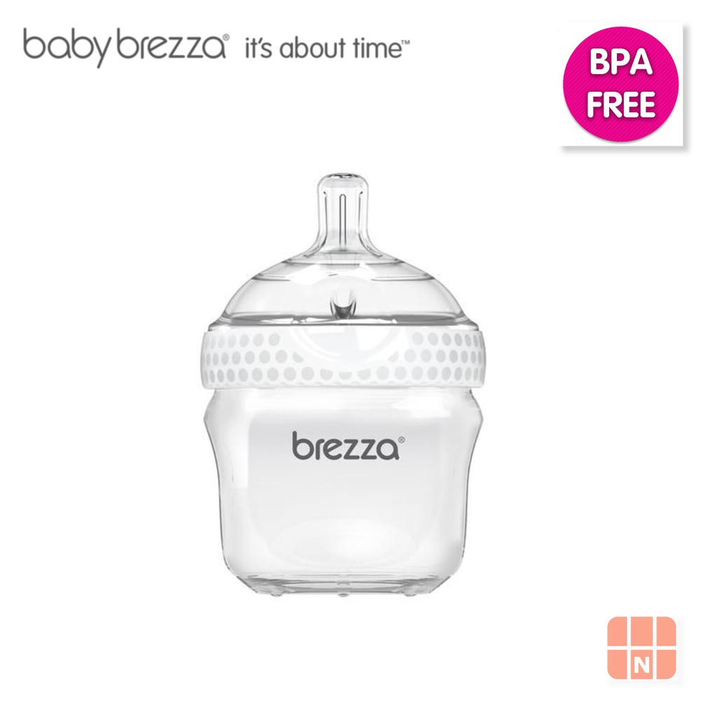 BABY BREZZA NATURAL BPA FREE 5 OZ BABY BOTTLES IN WHITE, 1 PACK ...