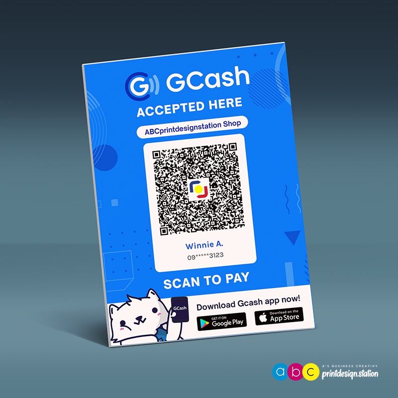 GCASH QR Code Board / Standee | Shopee Philippines
