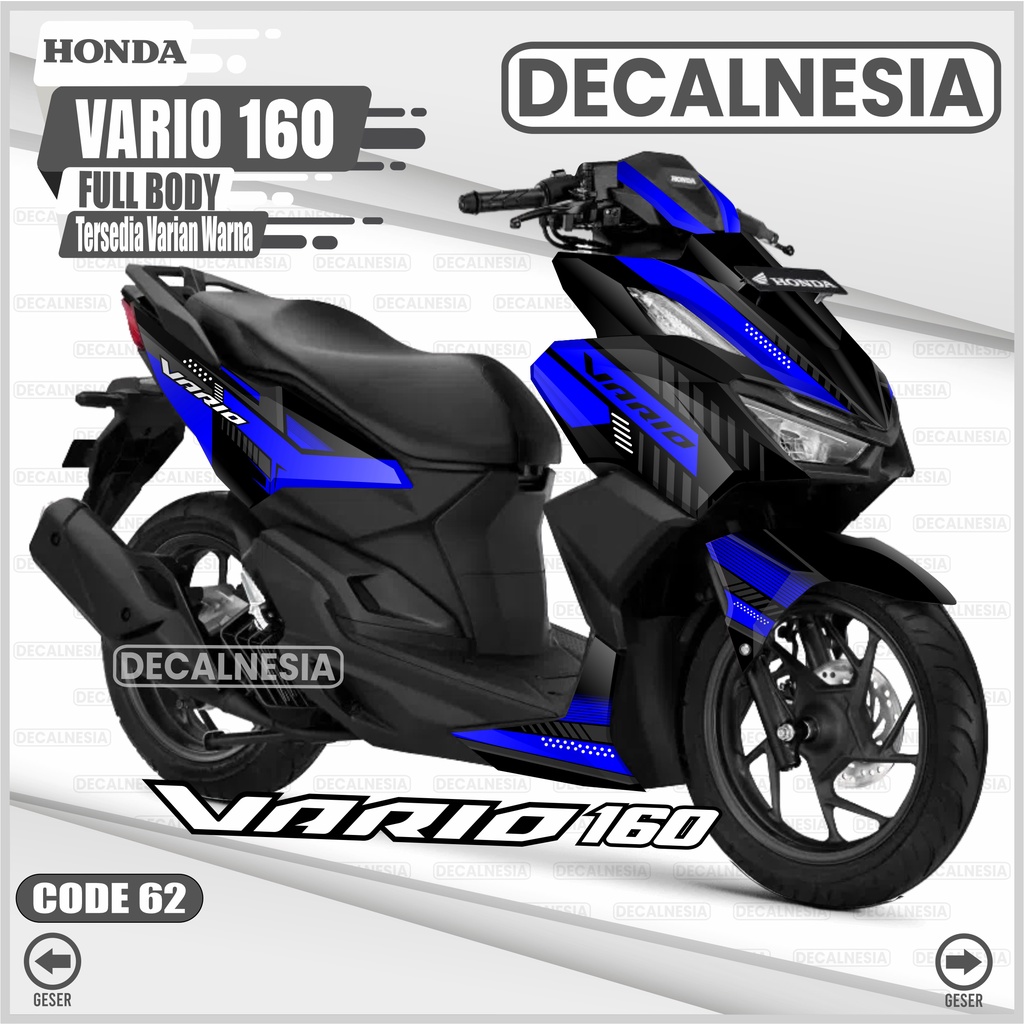 Vario 160 Decal Sticker New Full Body Sticker 2022 Honda Motorcycle ...
