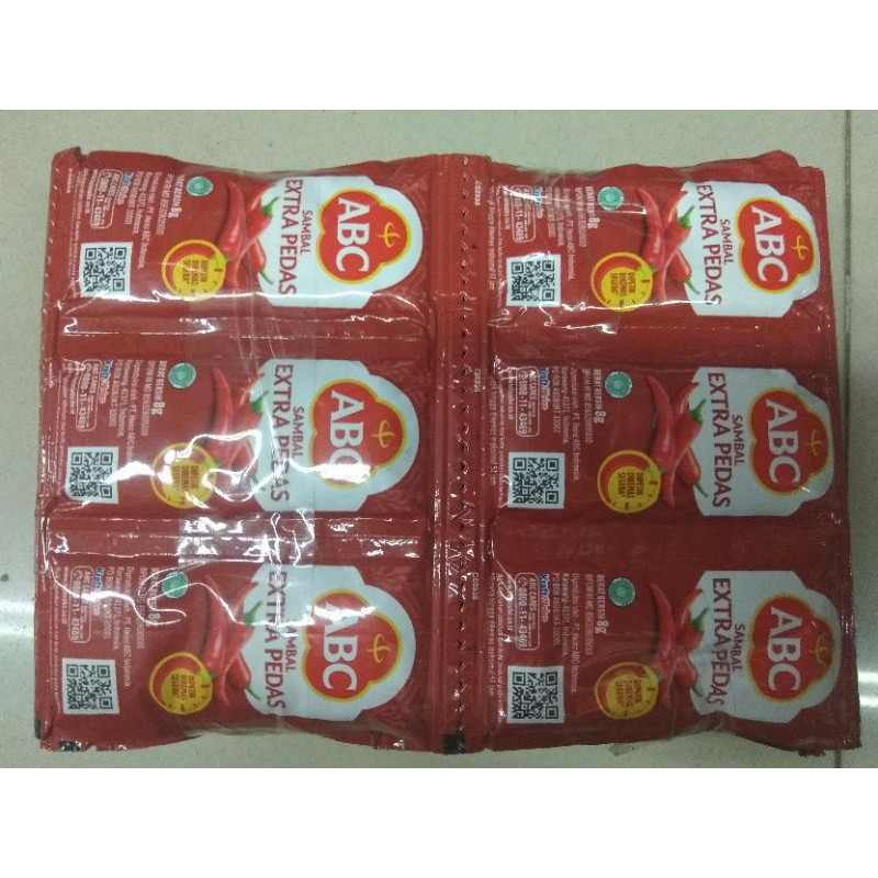 Abc Extra Spicy Sambal Sachet One pack | Shopee Philippines