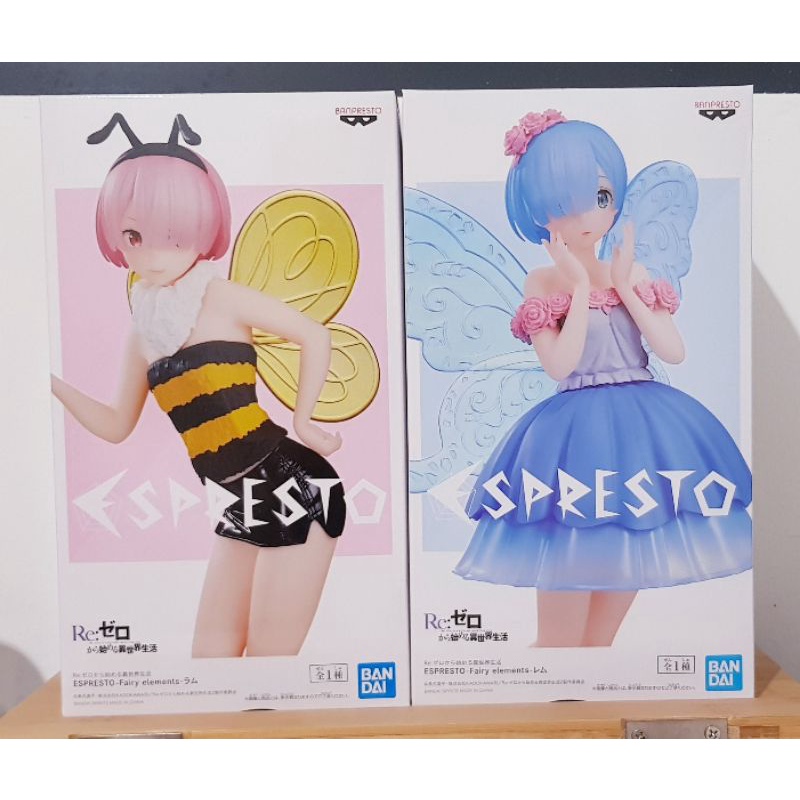 RE ZERO ESPRESTO FAIRY ELEMENTS -REM & RAM- figure (set of 2) | Shopee ...