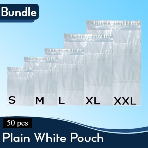 50PCS Plain White Blue Black Polymailer Parcel Courier Pouch with Air ...