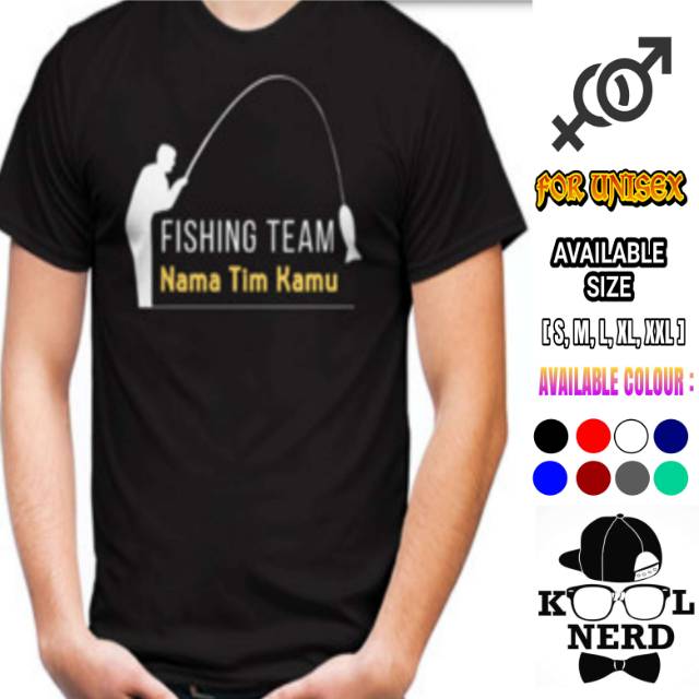 DISTRO FISHING TEAM T-SHIRTS YOUR TEAM NAME CAN REQUEST ACCORDING TO ...