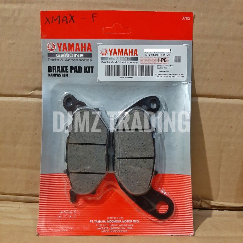 Yamaha Genuine XMAX BRAKE PAD KIT Front & Rear (original) | Shopee ...