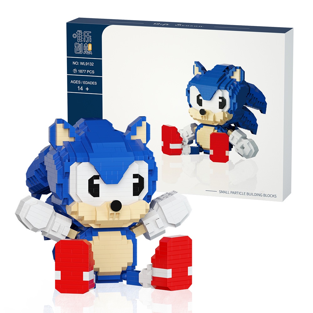 Mini SONIC Cartoon Bricks Sonic figure Model Brinquedos Toys for ...