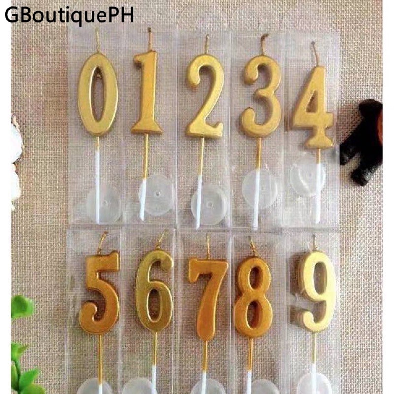 1pc Number Candle Birthday Cake Topper Birthday Cake Decoration G ...