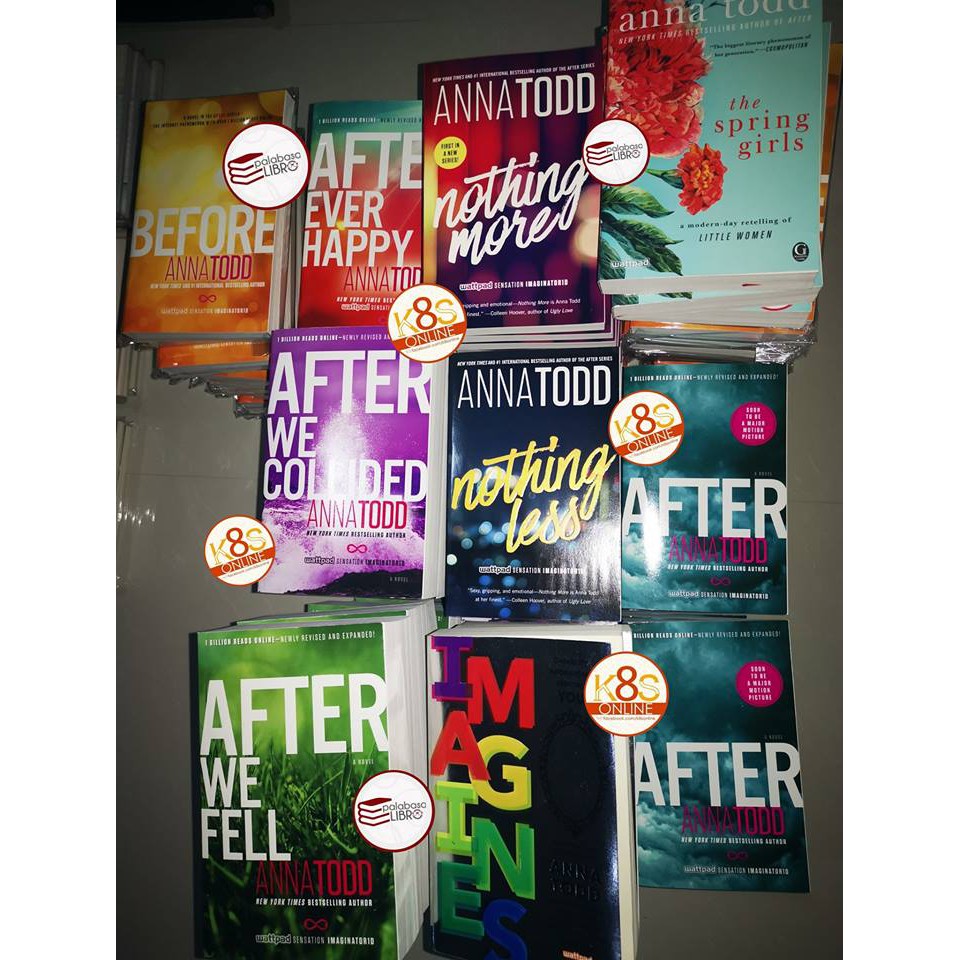 ANNA TODD BOOKS Imagines After Series Before Nothing More Nothing Less ...