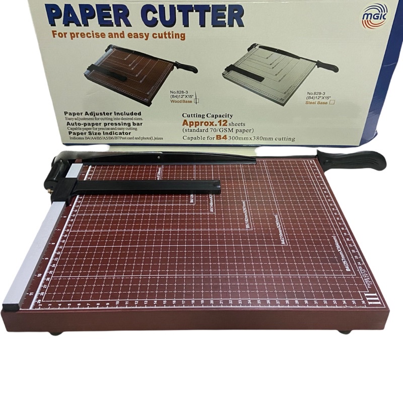 PAPER CUTTER (12” x 15”)(For precisely And Easy Cutting) | Shopee ...