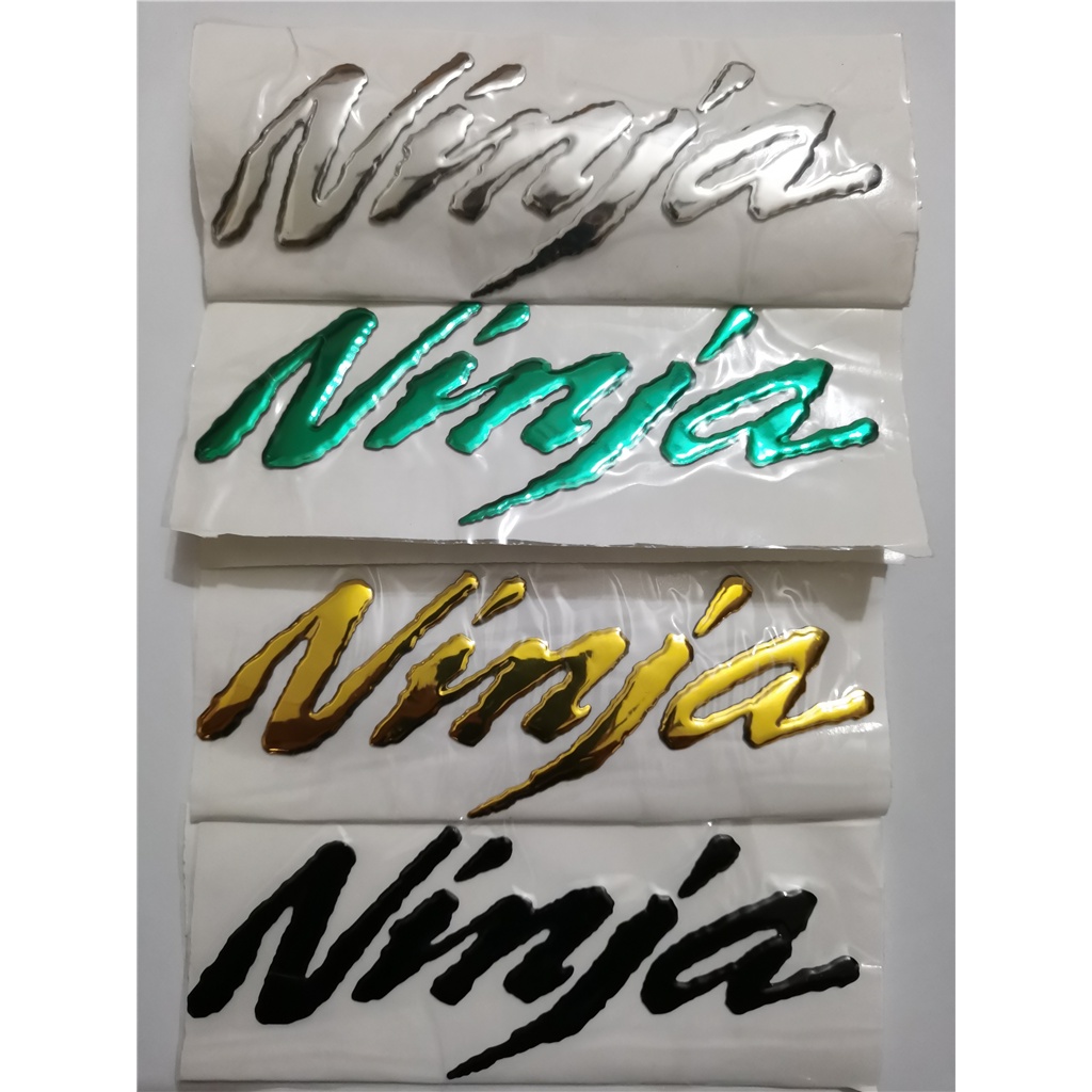 Motorcycle 3D Emblem Badge Decal Tank Wheel Ninja Sticker For Ninja ...