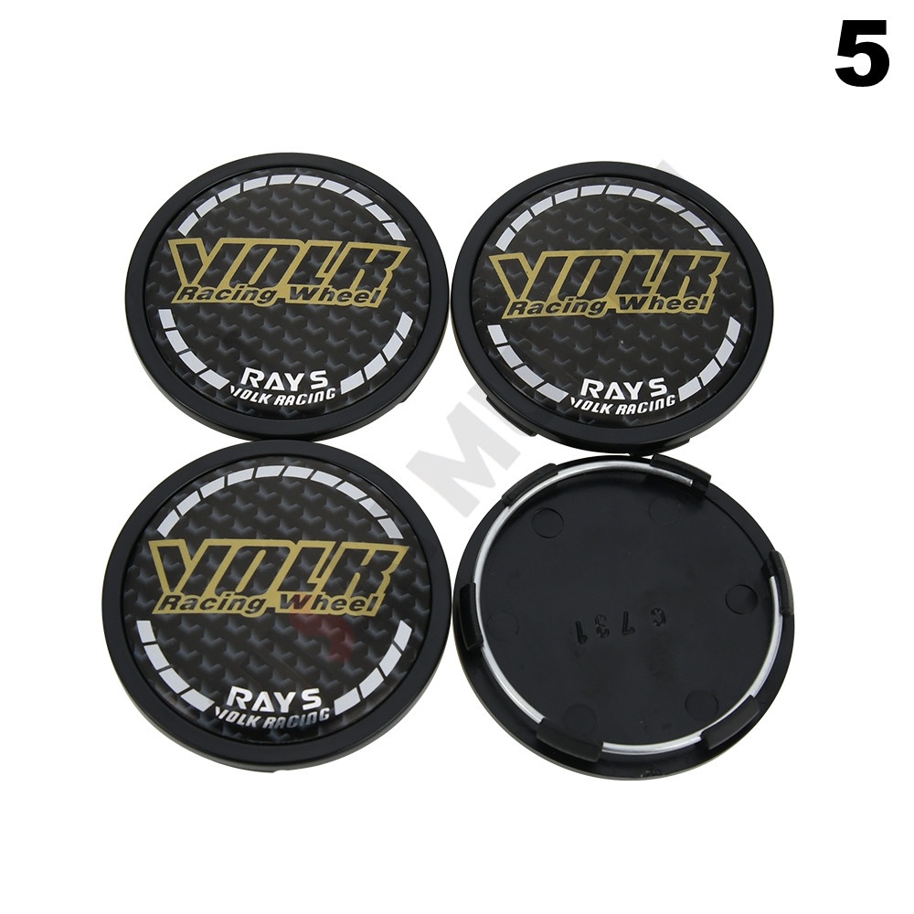 4 Piece VOLK RAYS TE37 Center Cap 60MM Hub Cap Car Wheel Cover Caps ...