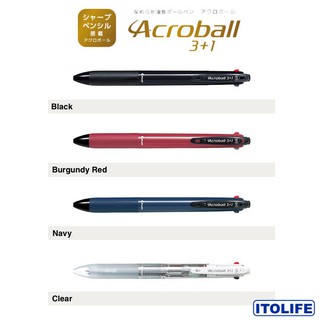Pilot Acroball 3+1 Ballpoint Multi Pen 0.5mm- 1pc | Shopee Philippines